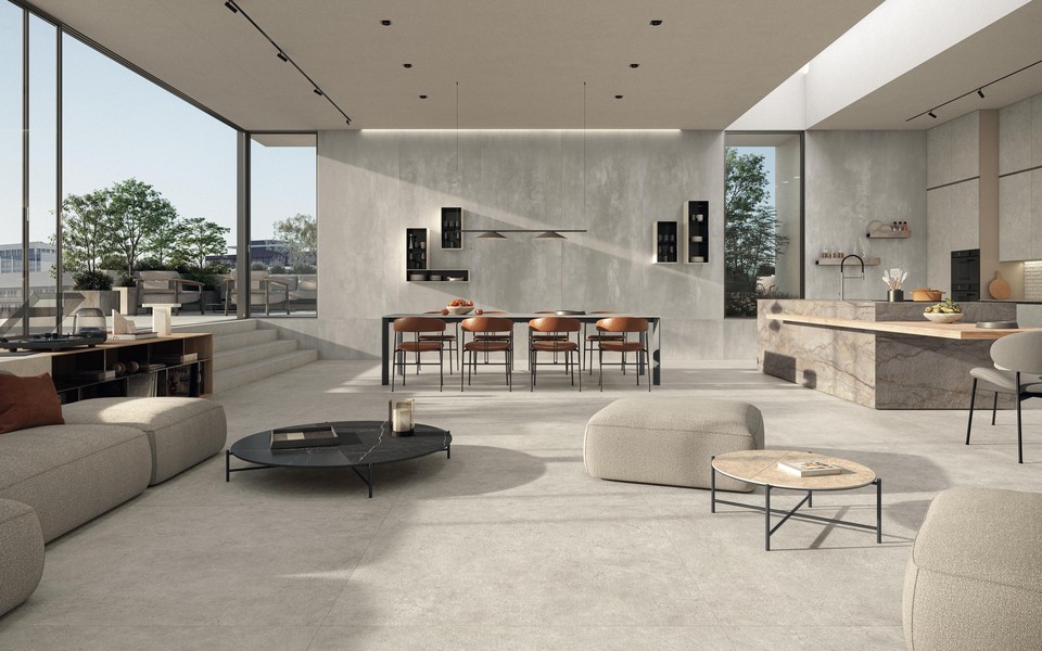 Керамогранит Boost Vision Grey 60x120 - 20mm Atlas Concorde — заказать ...